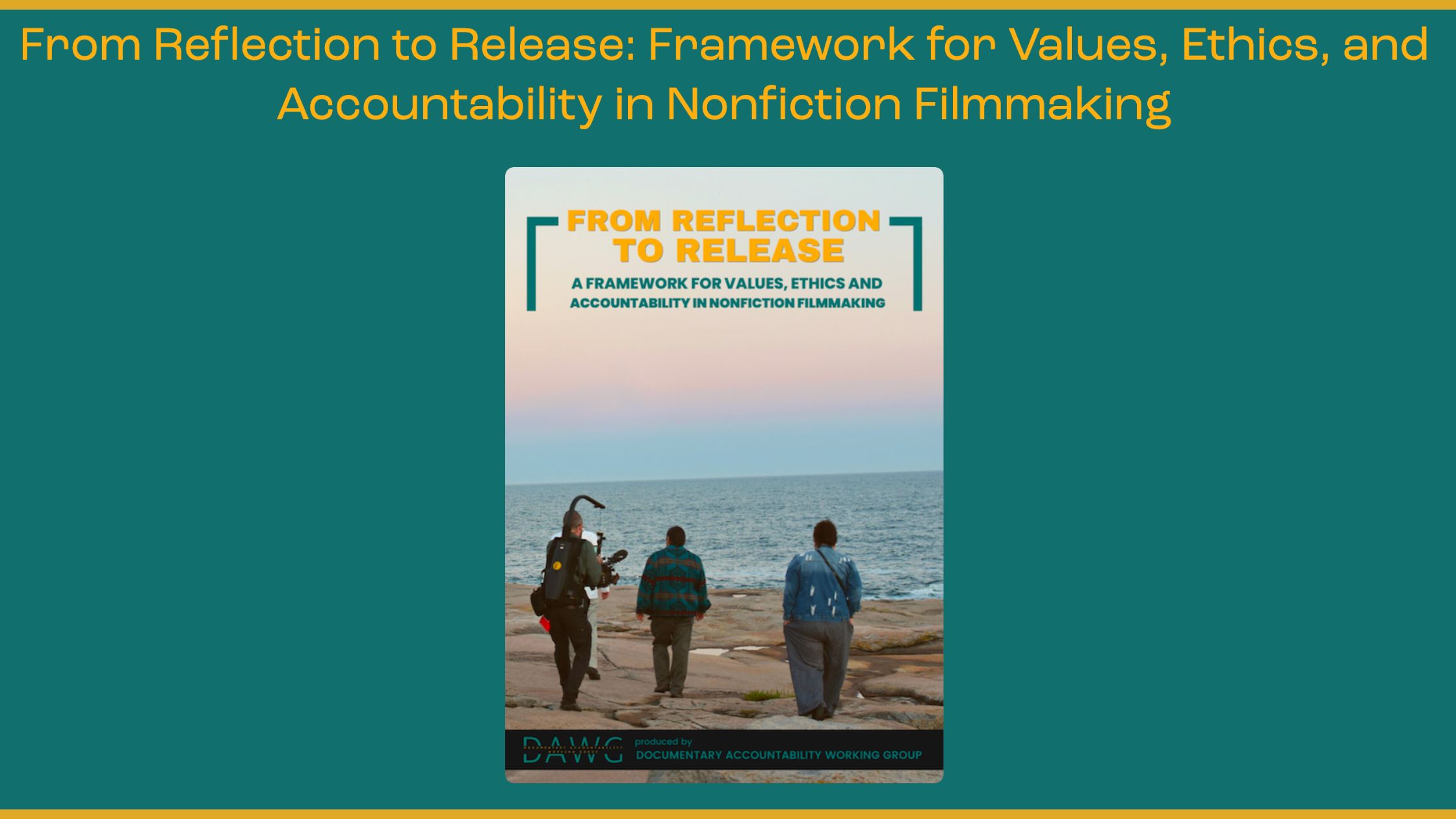 From Reflection to Release: Framework for Values, Ethics, and ...